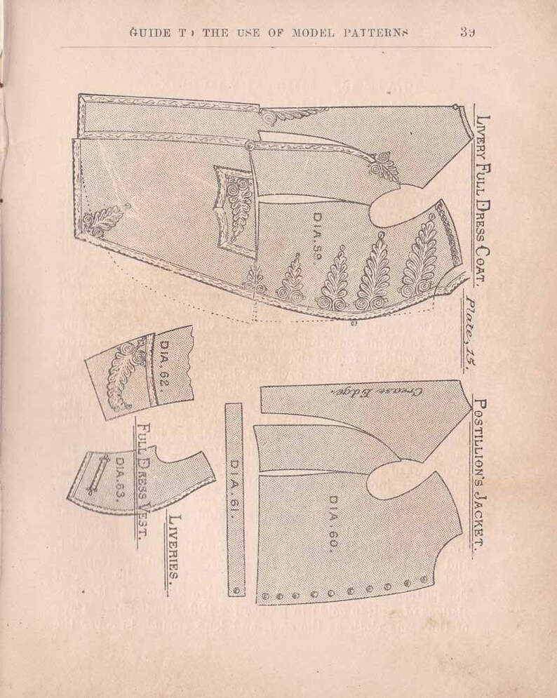 Circa 1890s - PDF Reproduction - W. D. F. Vincent - Cutting From Model ...