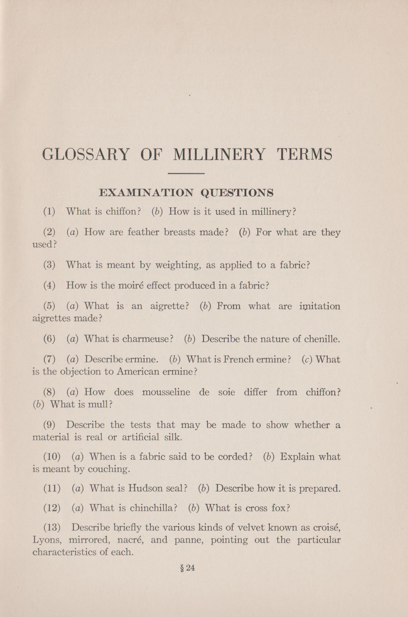 PDF Reproduction - 1916 - Glossary of Millinery Terms - Woman's ...