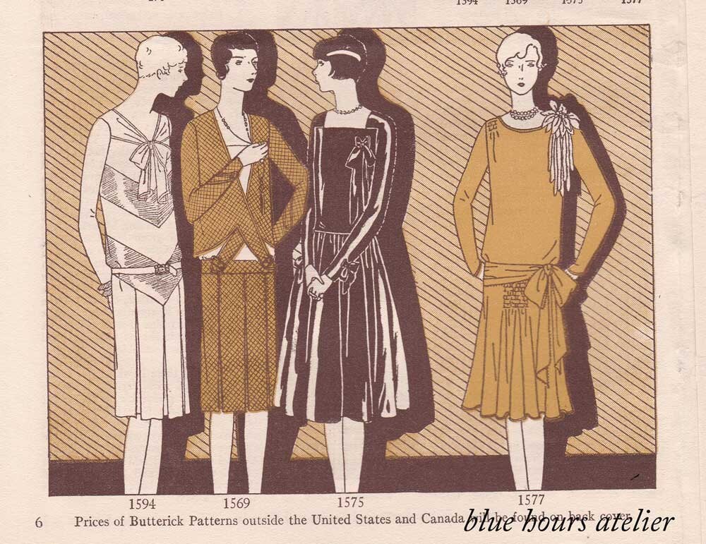 PDF Reproduction 1927 September New Butterick Fashions - Etsy