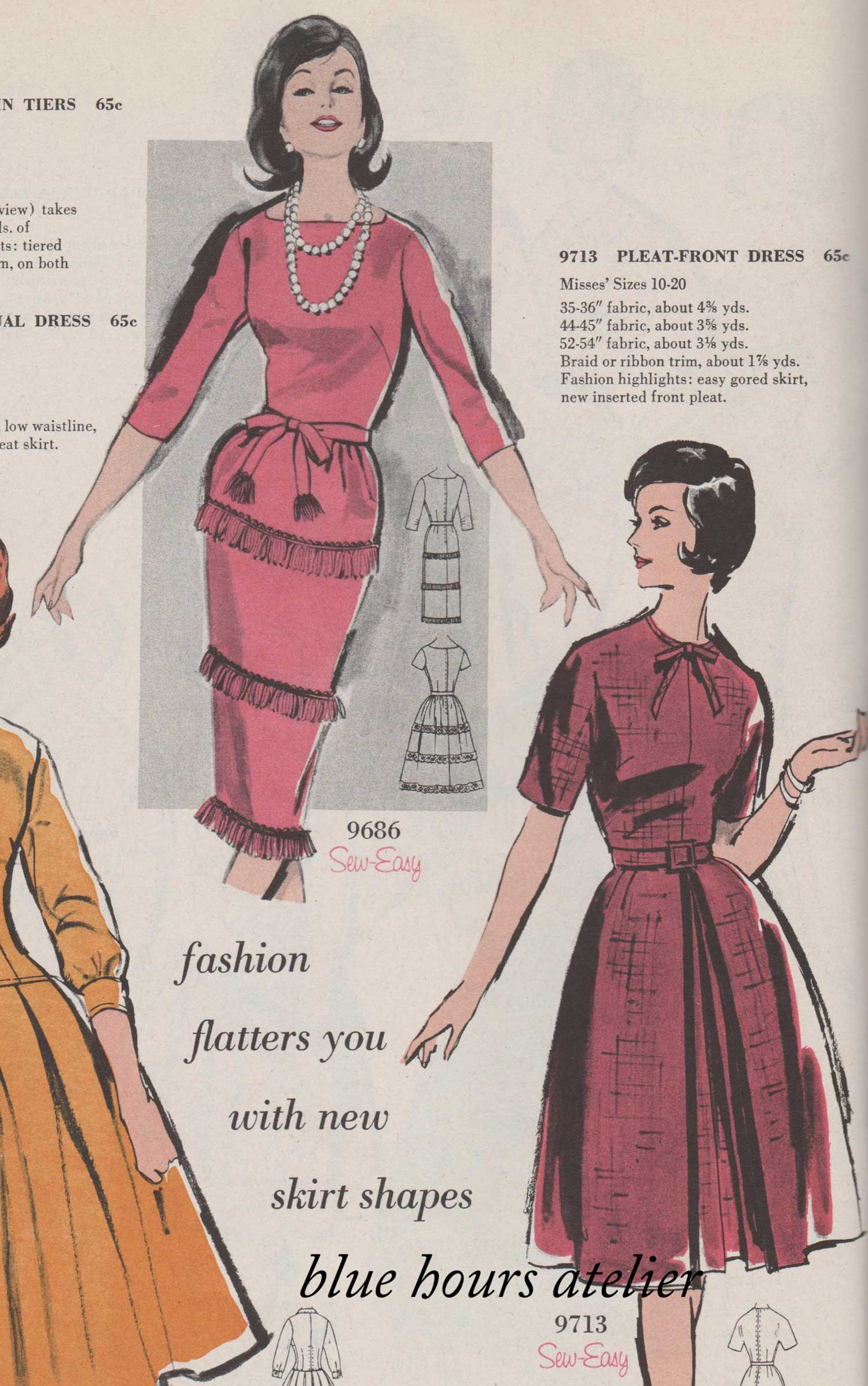 PDF Reproduction - 1961 Advance Pattern Catalog - Women's 1960s ...