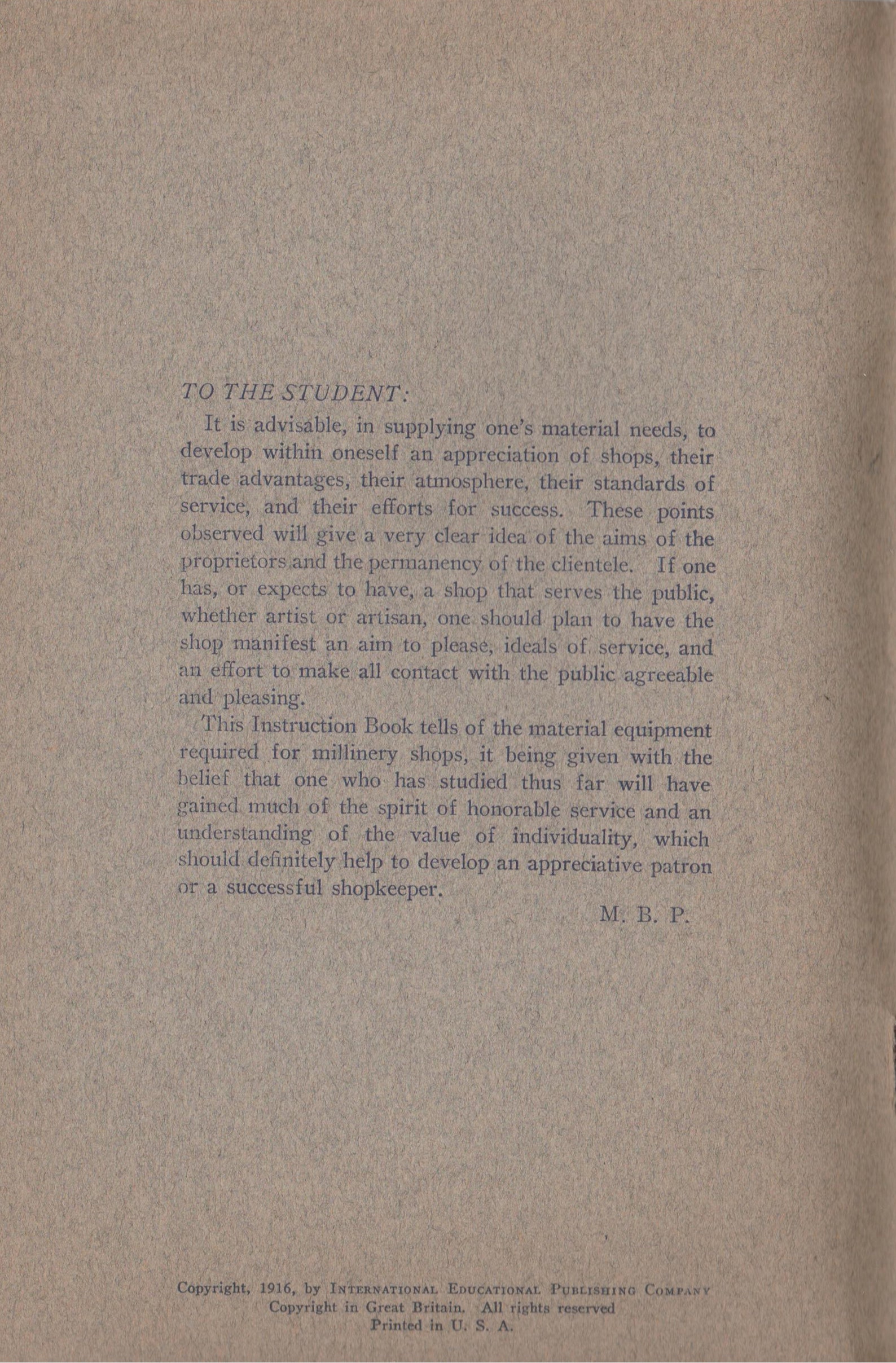 PDF Reproduction - 1916 - the Millinery Shop - Woman's Institute ...