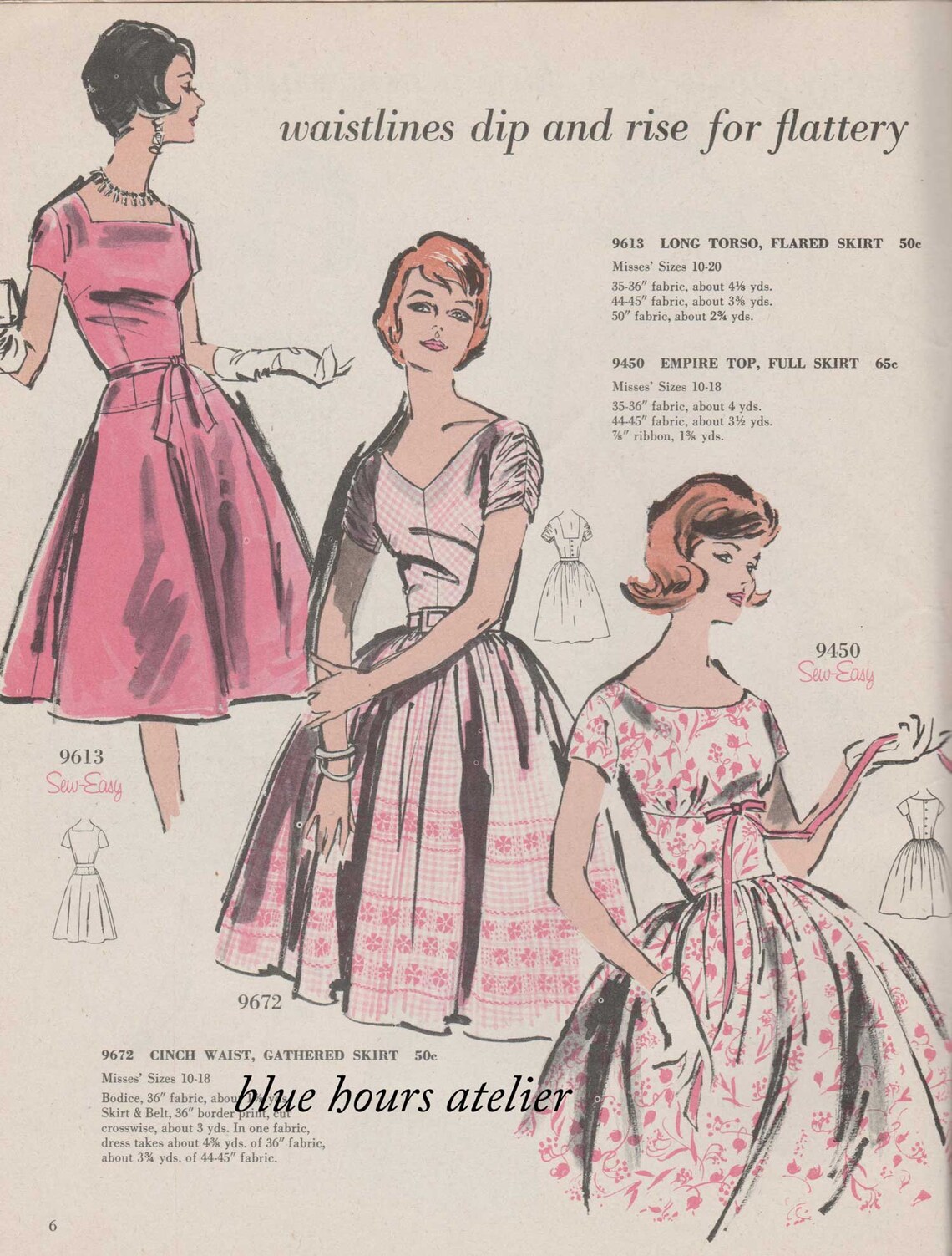 PDF Reproduction - 1961 Advance Pattern Catalog - Women's 1960s ...
