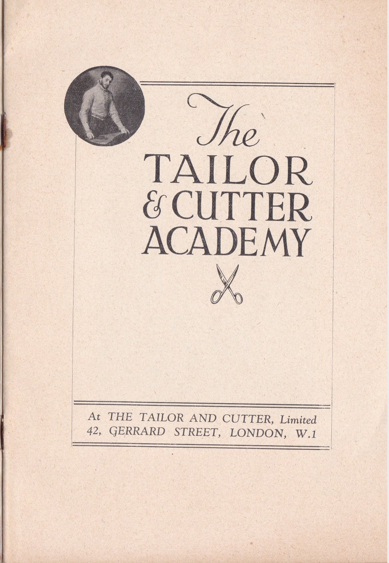 1940 - PDF Reproduction - Tailor and Cutter Prospectus - Guide to ...