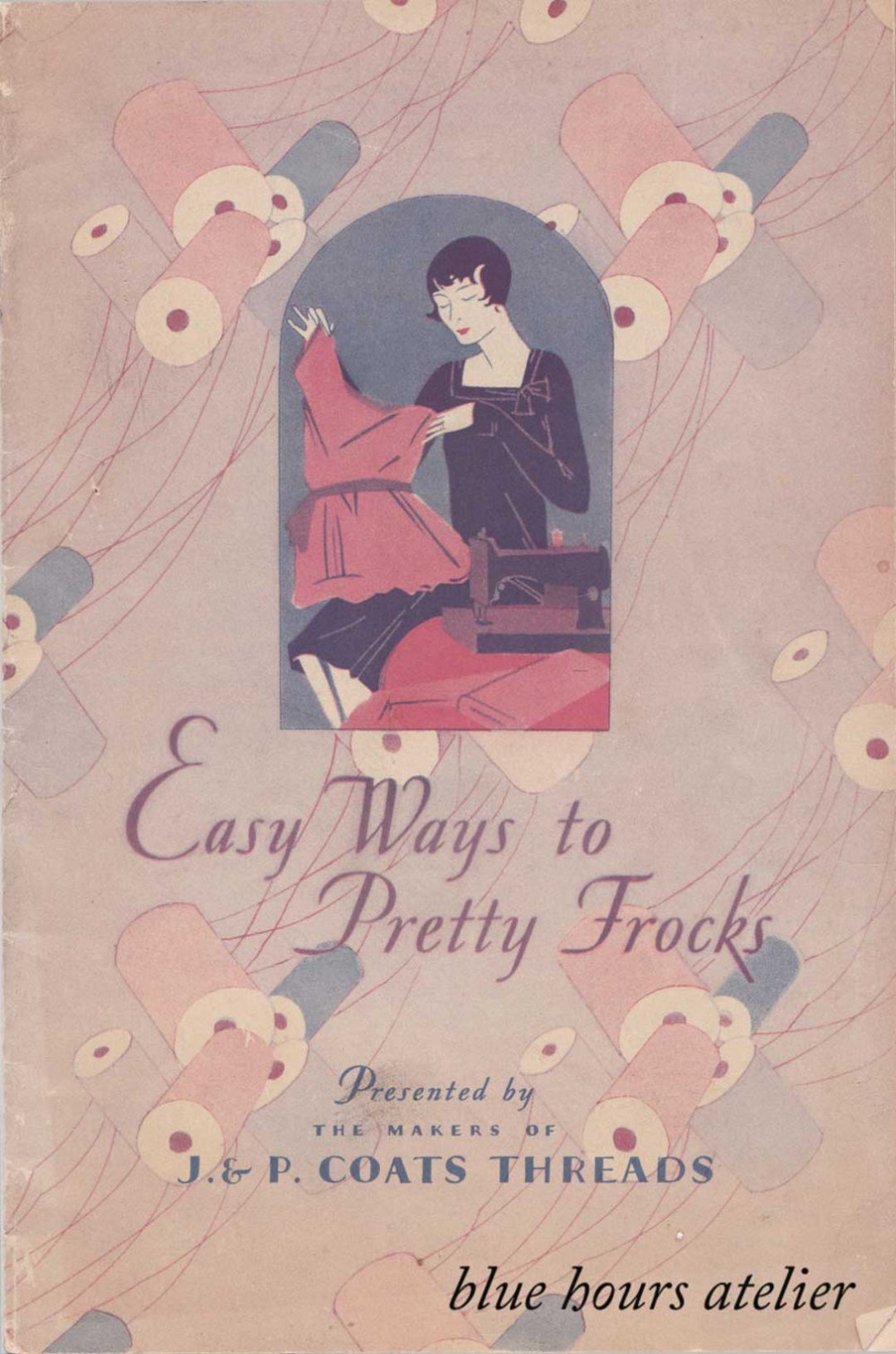 PDF Reproduction - 1929 - Easy Ways to Pretty Frocks Booklet - Instant ...