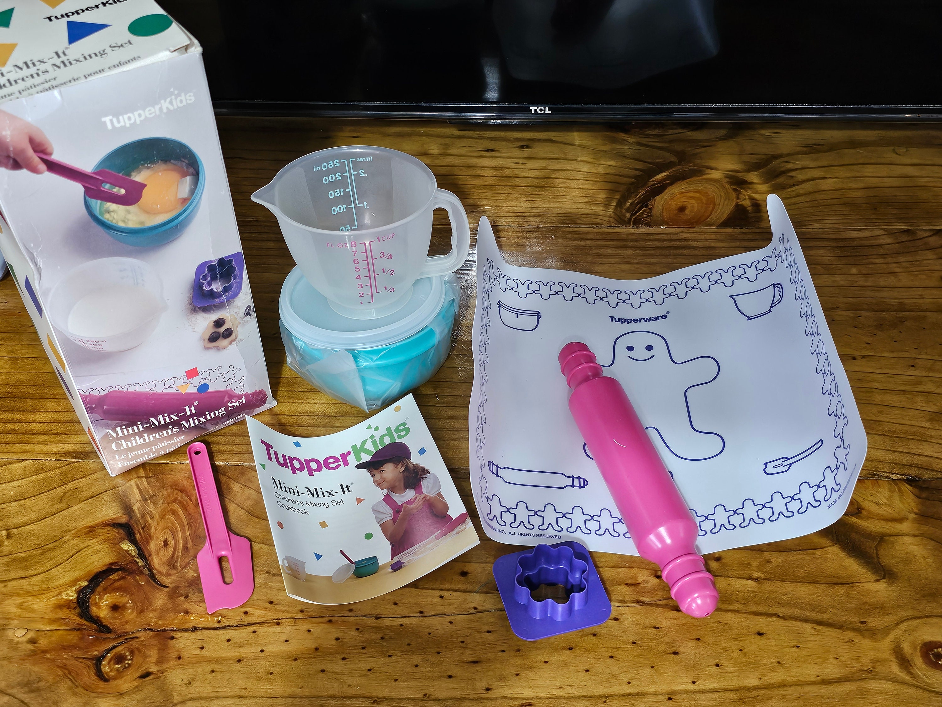 Vintage Mini-mix-it Children's Mixing Set From Tupperware - Etsy