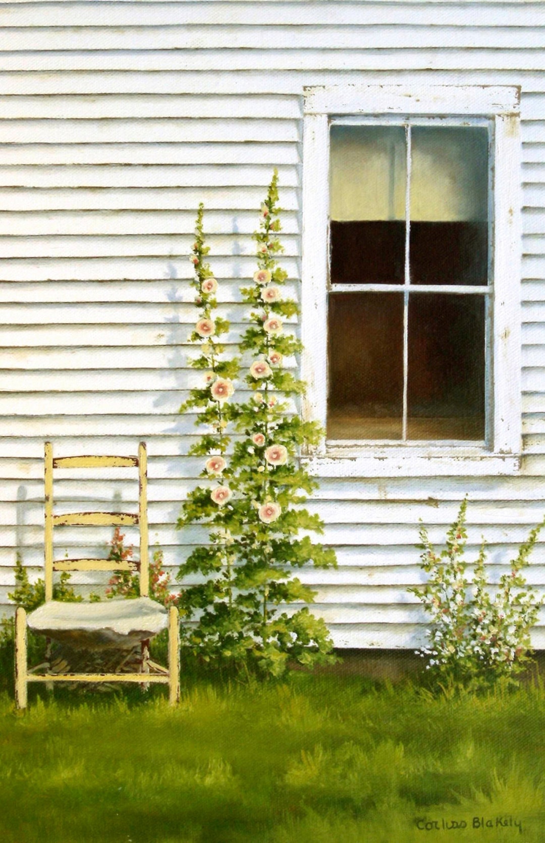 Limited Edition Print by Corliss Blakely "yellow Chair" - Etsy