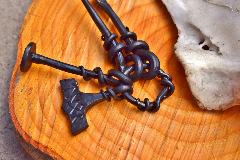 Viking Style Hand Forged Pipe Tool Set Customizable With - Etsy