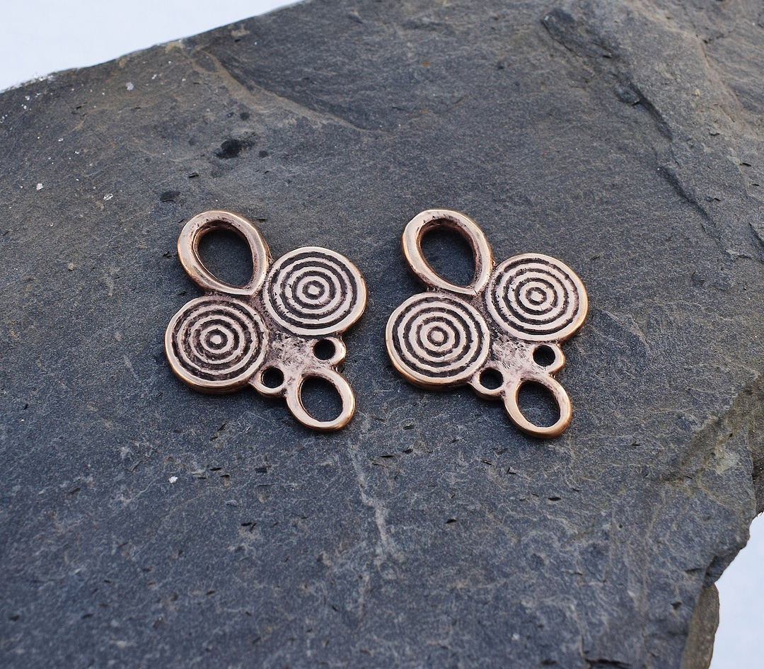 Authentic Bronze Viking Chain Divider: Woman's Costume Jewelry Replica ...