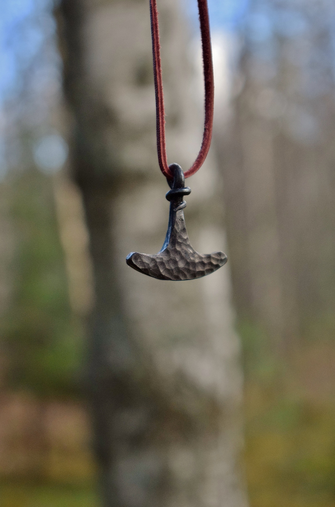 Hand Forged Ukko's Hammer Viking Age Necklace, Comes Supplied With ...