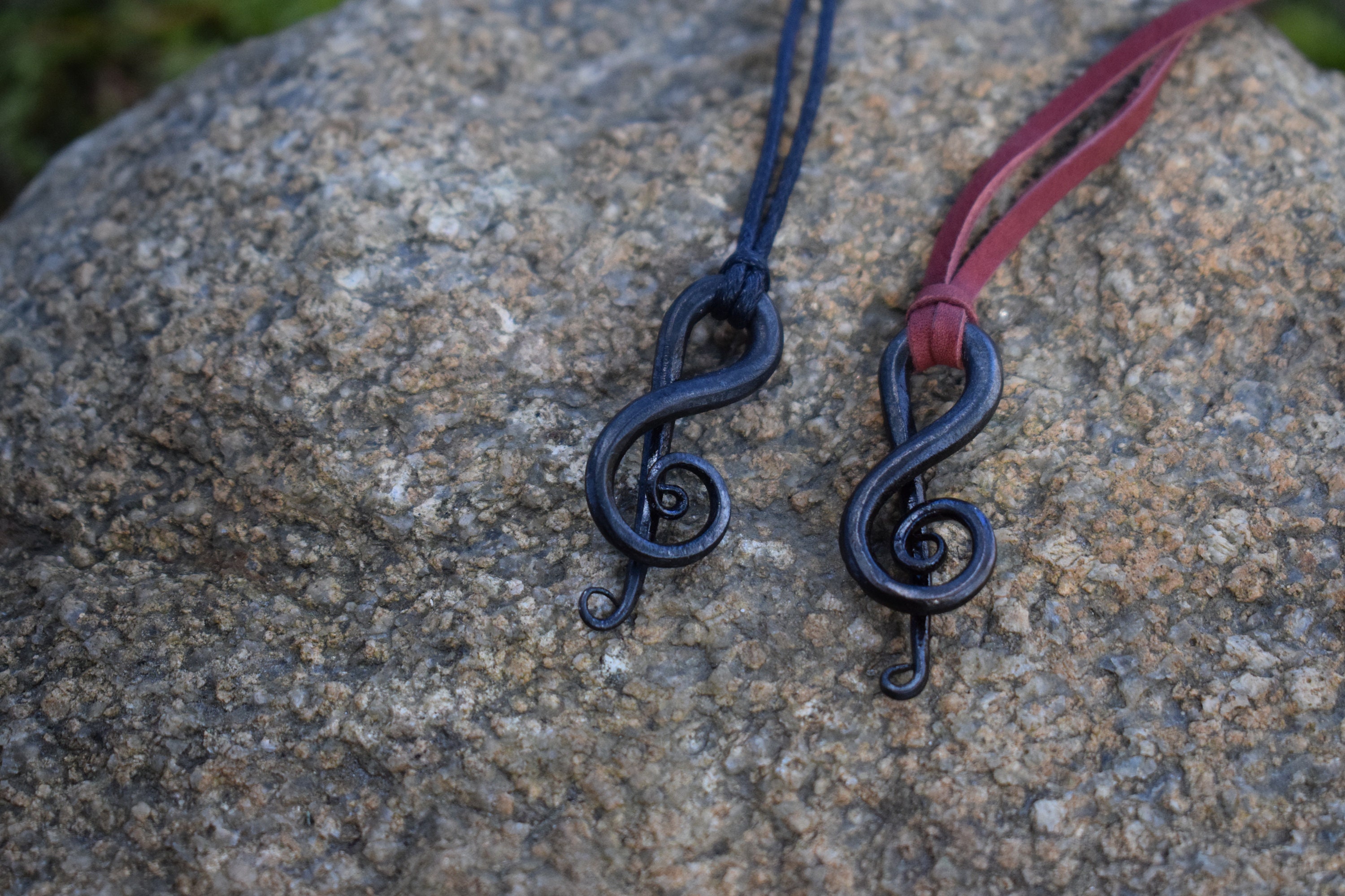 Hand Forged Black Iron Treble Clef Musical Symbol Note | Etsy