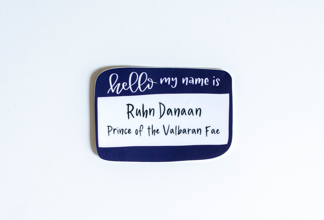 Ruhn Danaan Sticker | Ruhn Danaan Crown Prince of the Valbaran Fae ...