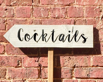 Cocktail hour sign | Etsy