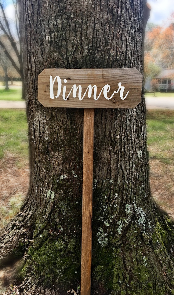 Dinner Sign Dinner Party Rehearsal Dinner Signs Dinner Is | Etsy