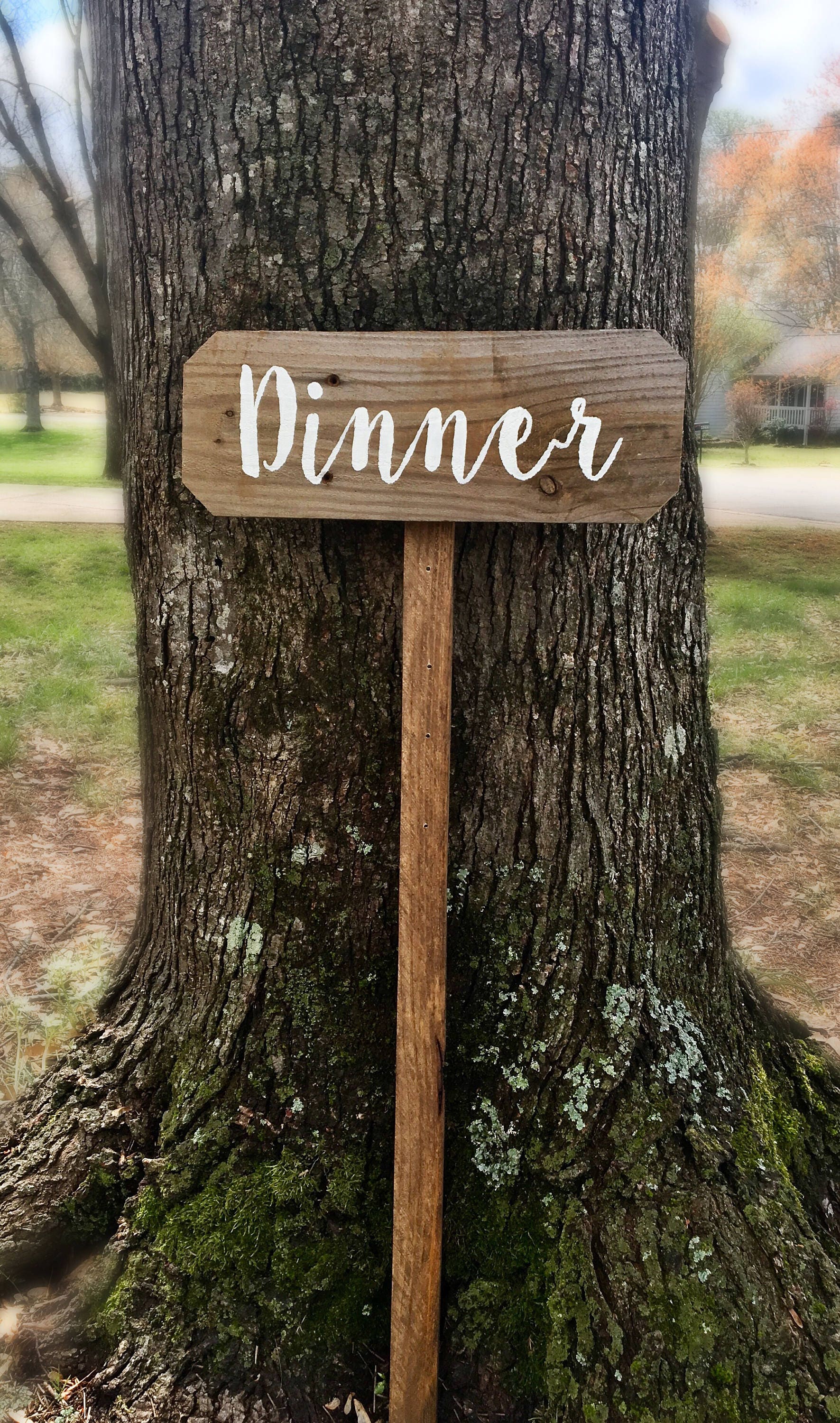 Dinner Sign Dinner Party Rehearsal Dinner Signs Dinner Is | Etsy