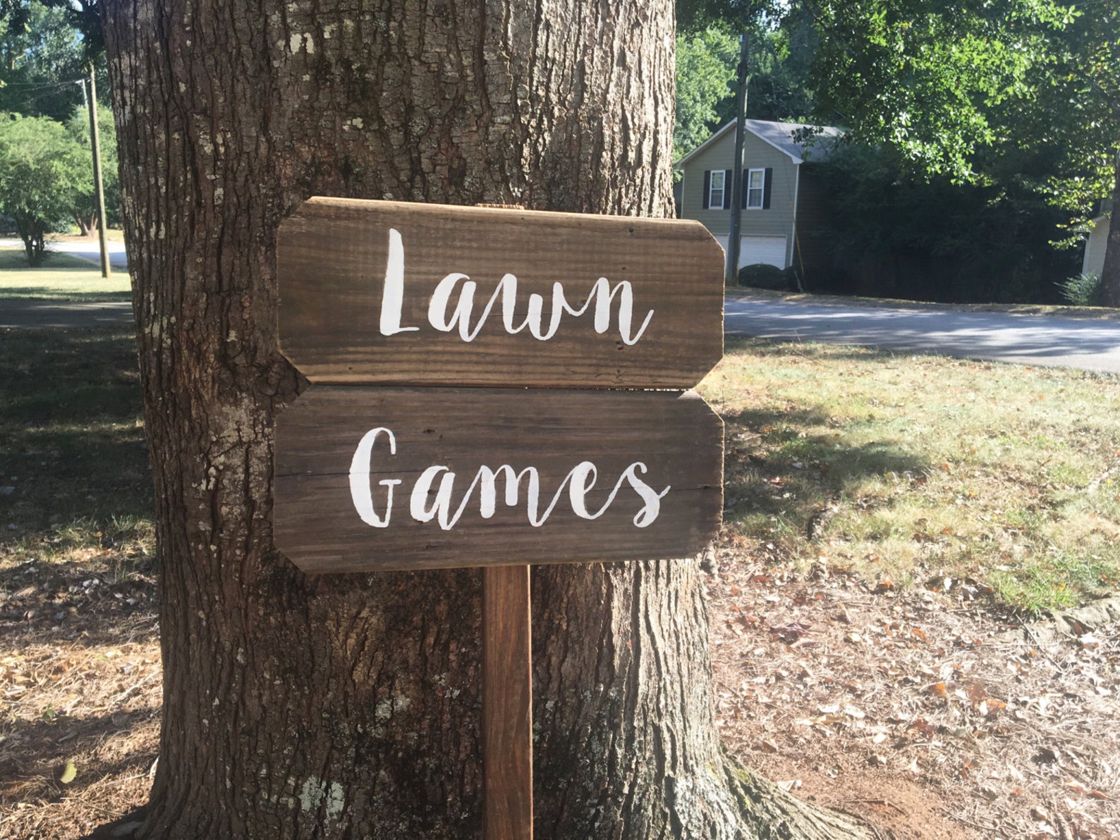Lawn Games Sign Yard Games Sign Barn Wood Signs Rustic Wood | Etsy