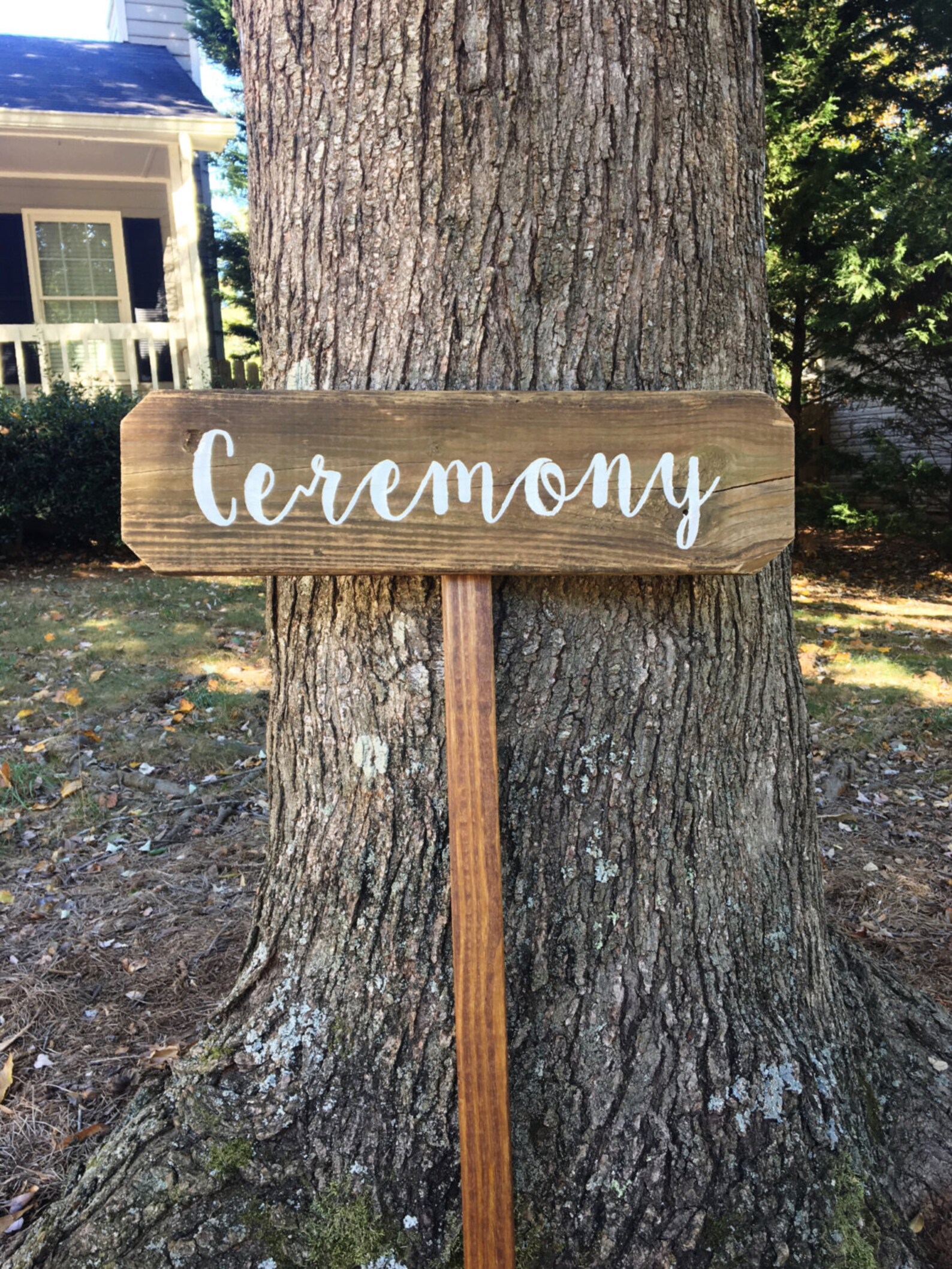 Ceremony Sign Wedding Wooden Wedding Sign Wood Signs Wooden | Etsy