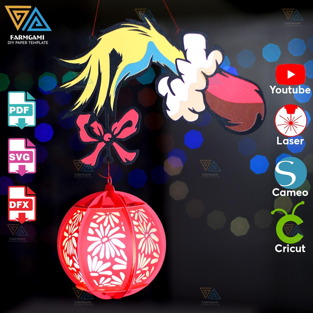 DIY Insect Paper Lantern – SVG Template (digital Download) - Etsy