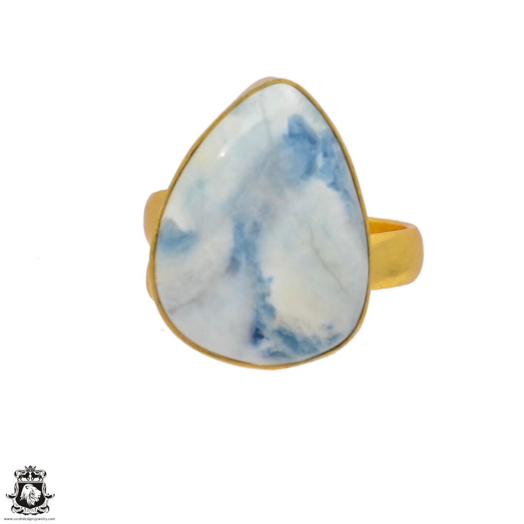 Size 8.5 Size 10 Scheelite Ring Meditation Ring 24K Gold Ring GPR146 - Etsy