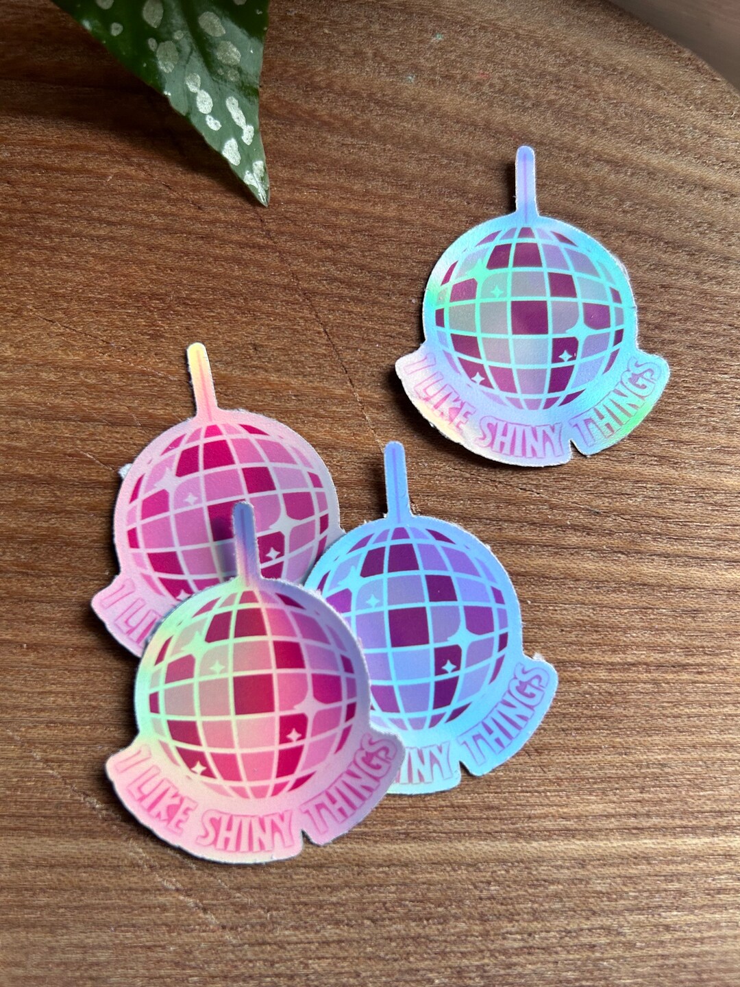 Shiny Things Holographic Vinyl Sticker - Etsy