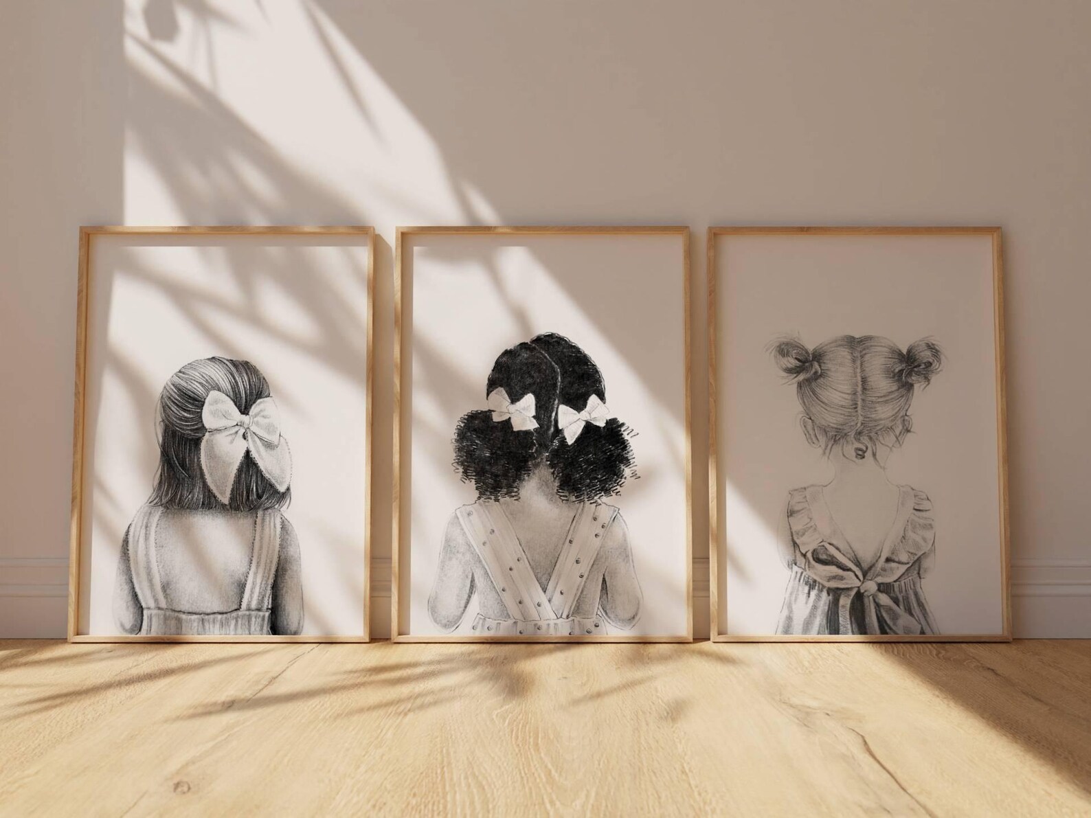 Greer PRINTABLE Little Ladies Art Print Girls' Bedroom Nursery Wall Art ...