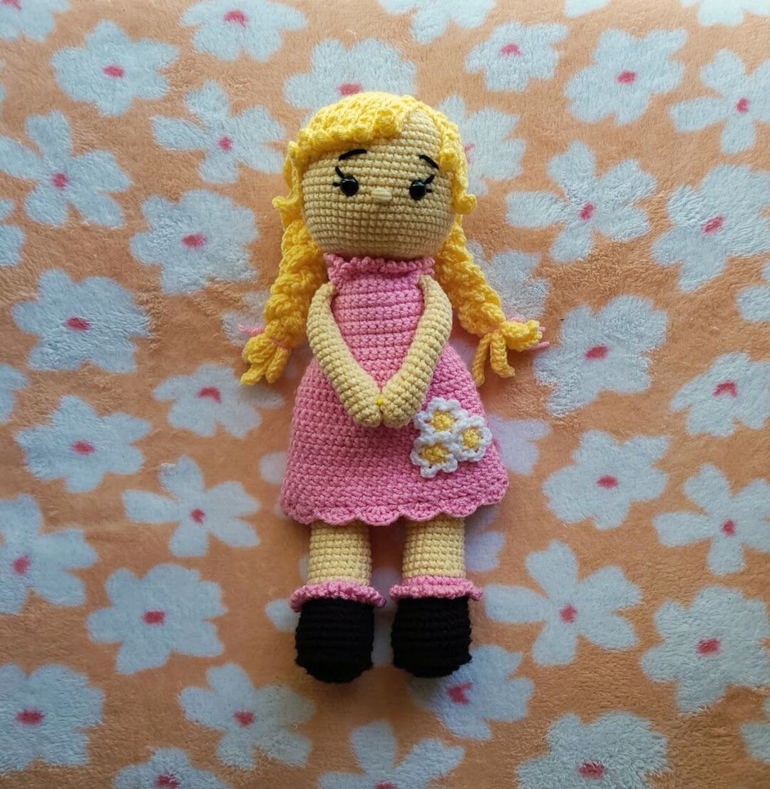 Personalized Crochet Doll, Amigurumi Finished Doll, Handmade Stuffed ...