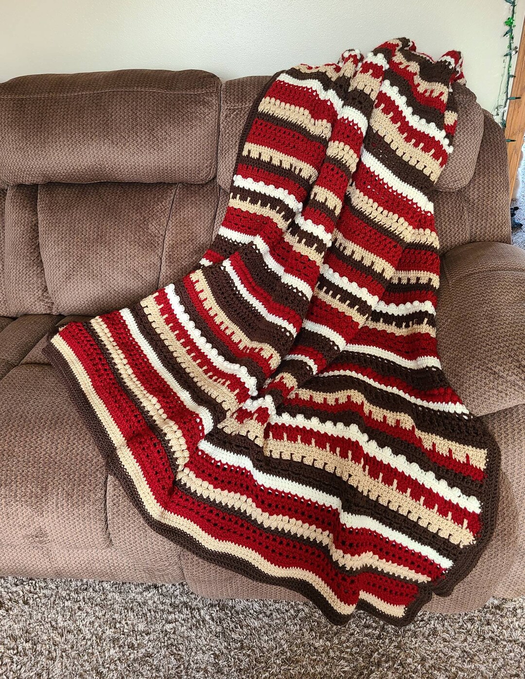 Multi-color Afghan - Etsy