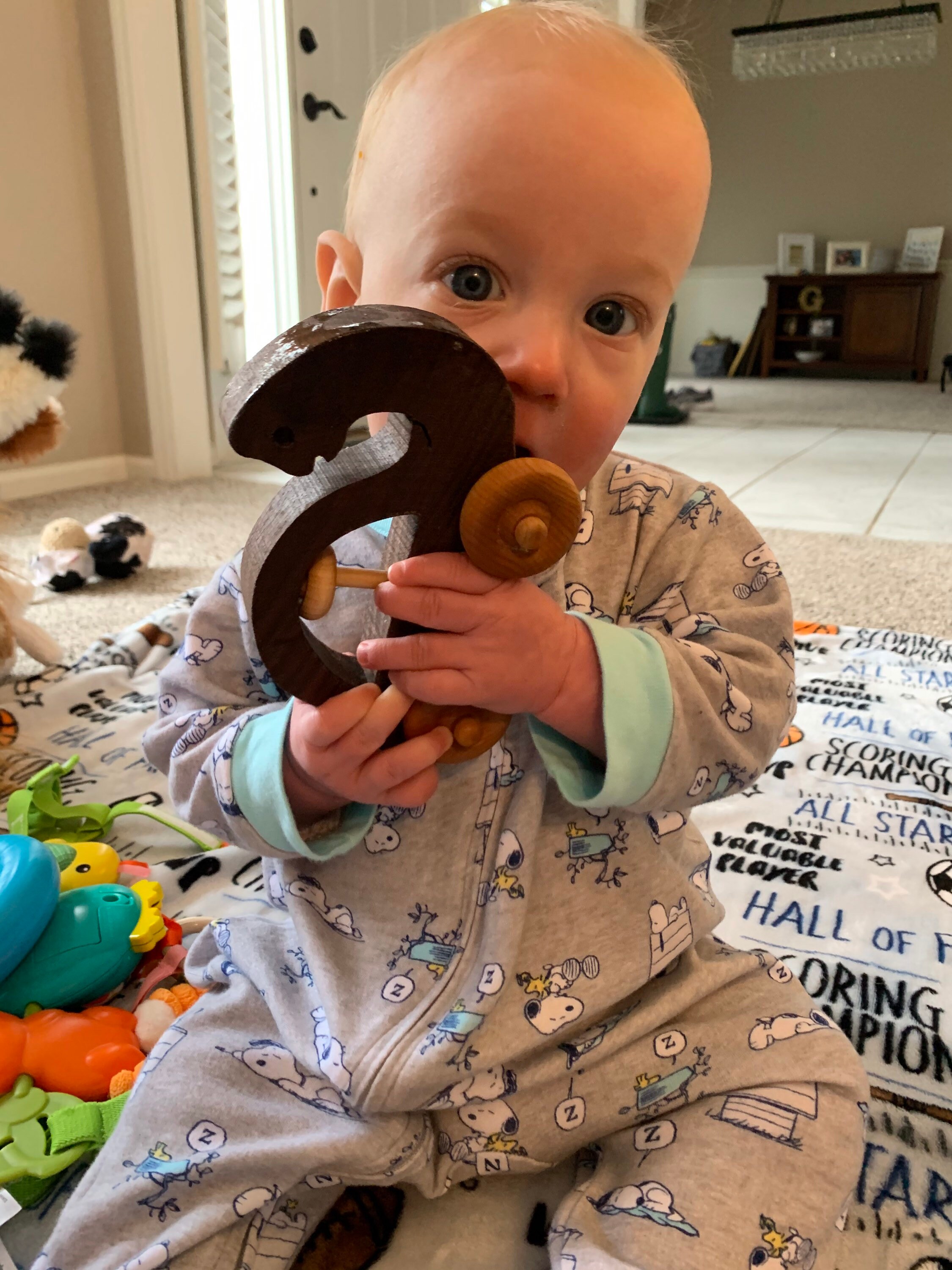 Animal Baby Rattles Set of 2 3 or 4 Wooden Baby Rattles | Etsy