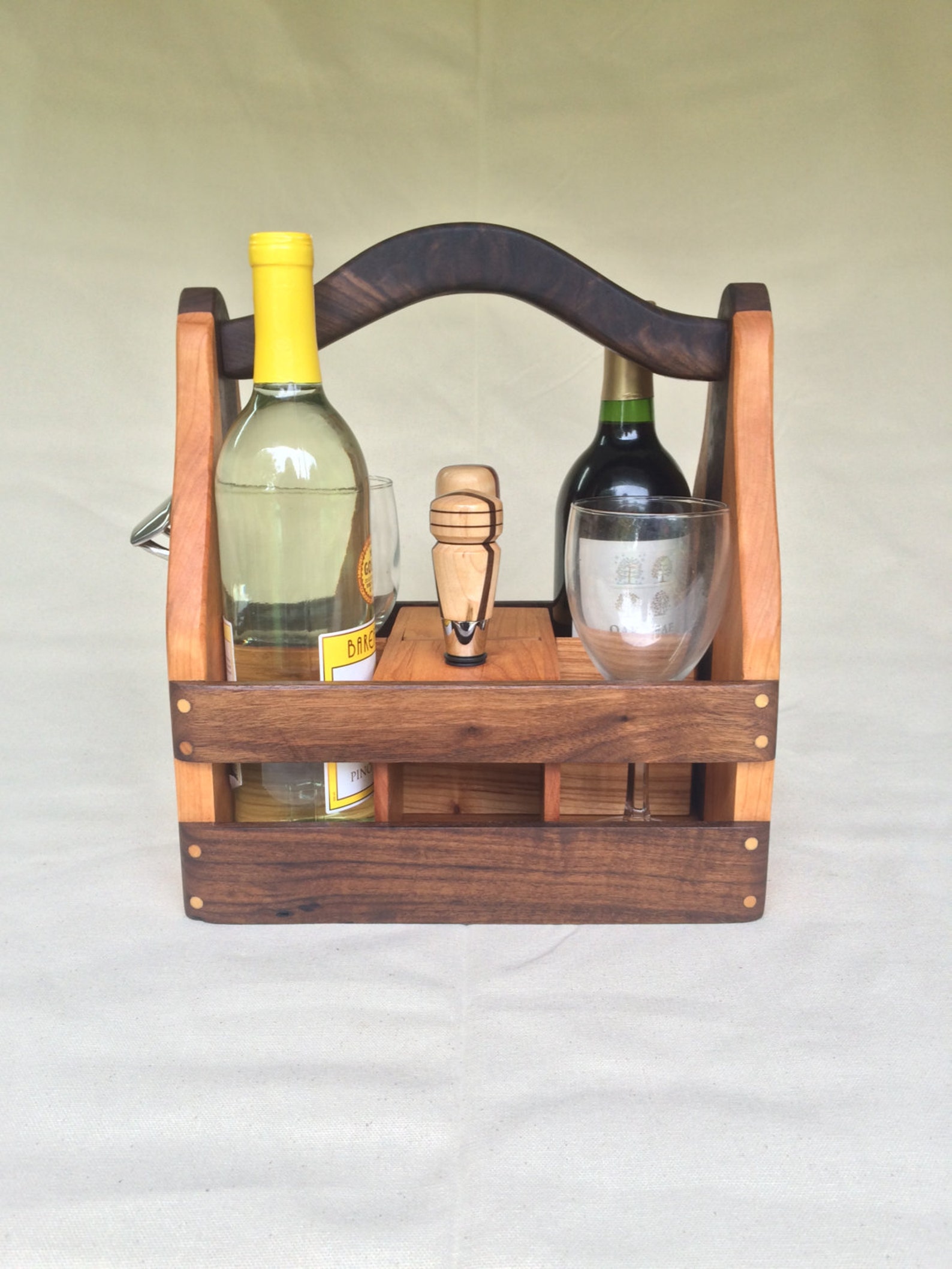 Beer & Wine Caddy Wine Caddy Beer Caddy Handmade Gifts | Etsy