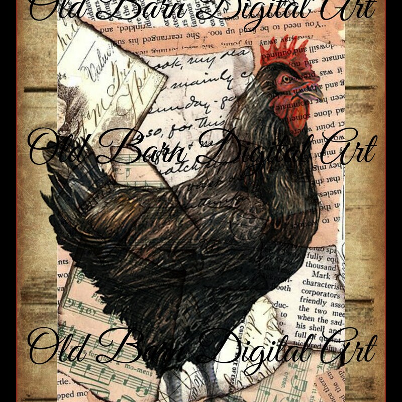 Primitive Chickens - Etsy