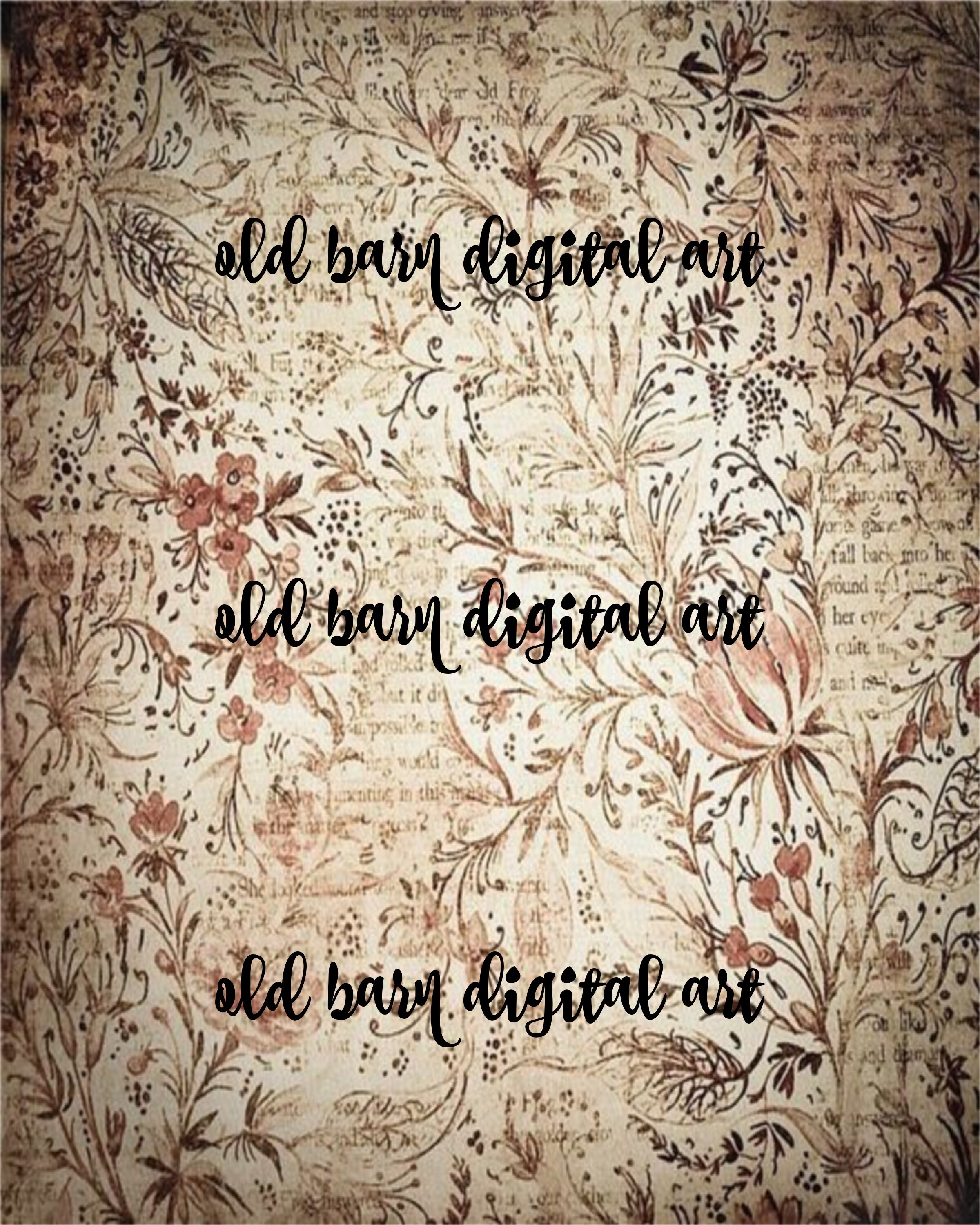 Journal Paper-digital Art-belly Band Collage - Etsy