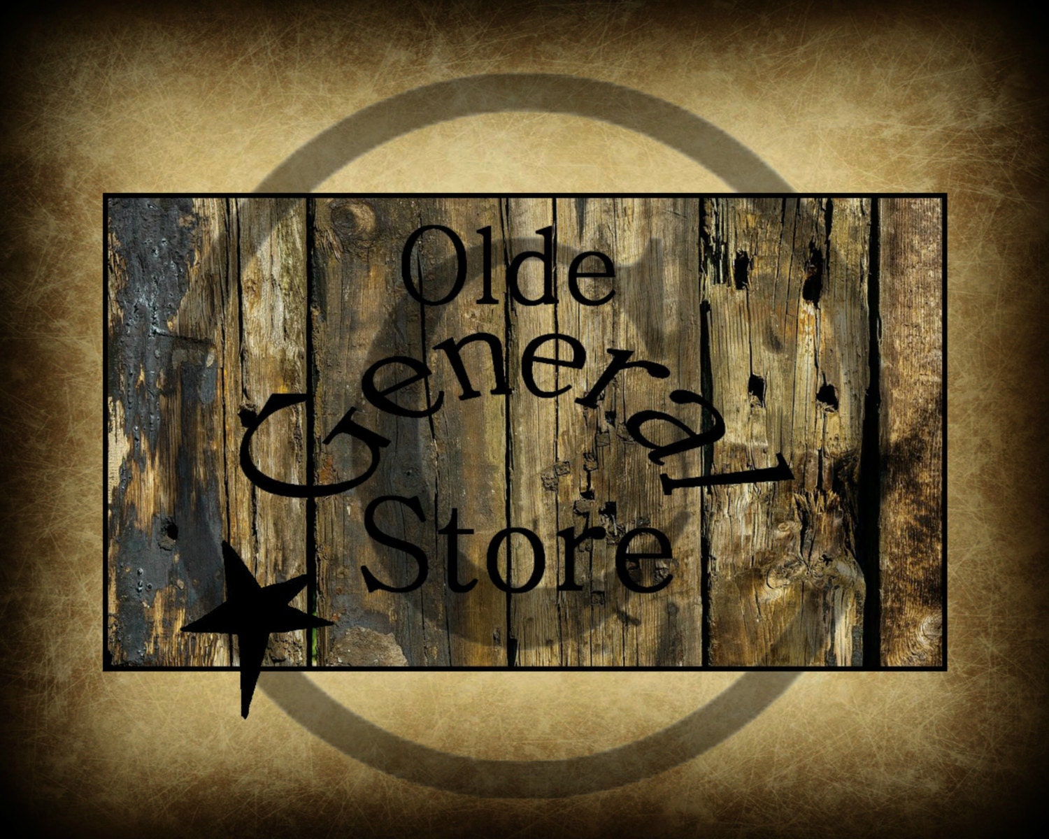 Primitive Digital Art- Olde General Store - Jar Candle Logo - Pantry ...