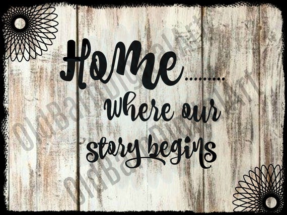 Pantry Label Home Story Begins Jar Candle Label old | Etsy