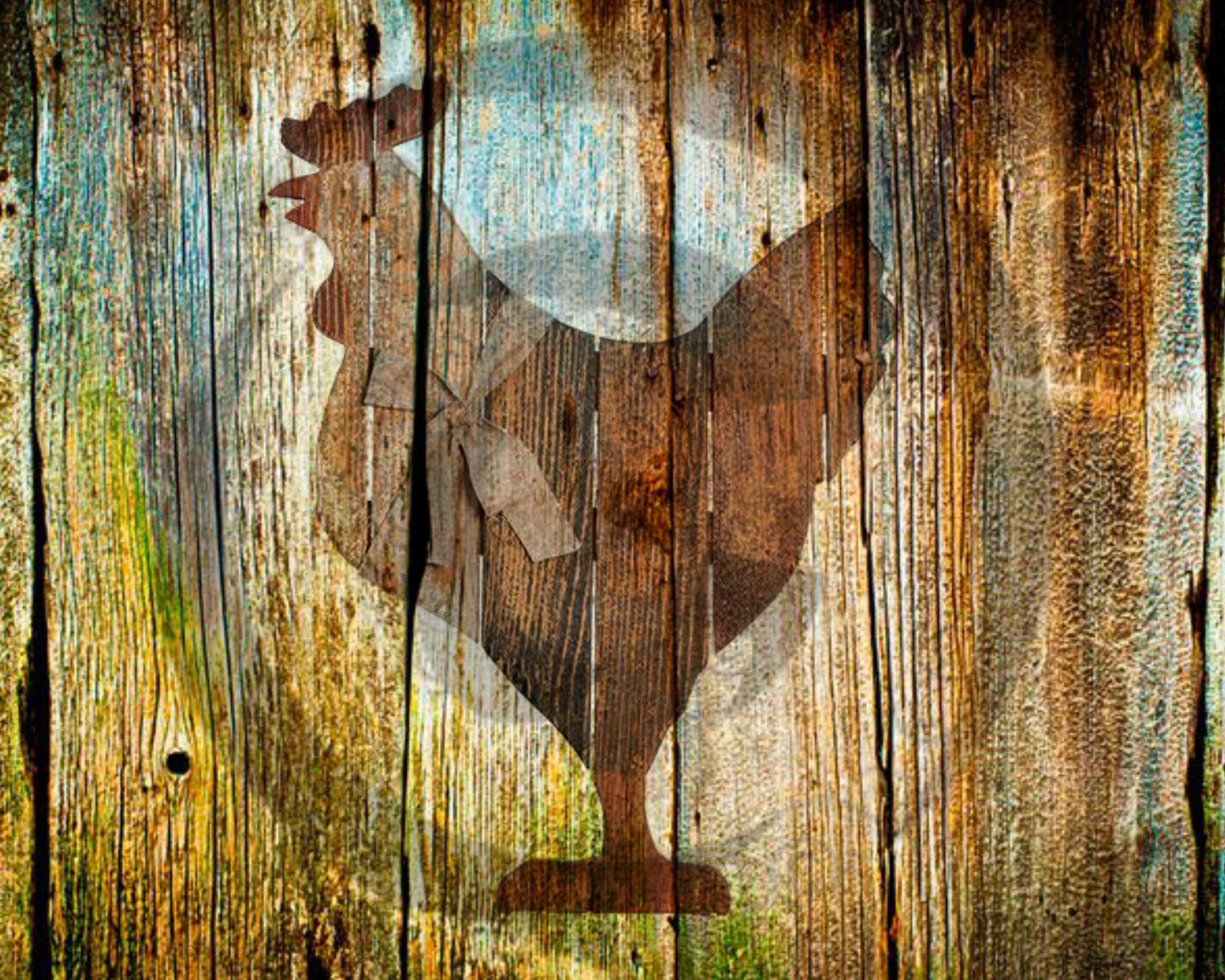 Primitive Digital Art- Rooster - Jar Candle Logo- Pantry Label - Crock ...