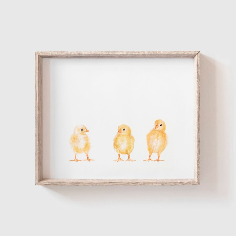 Chick Print - Etsy