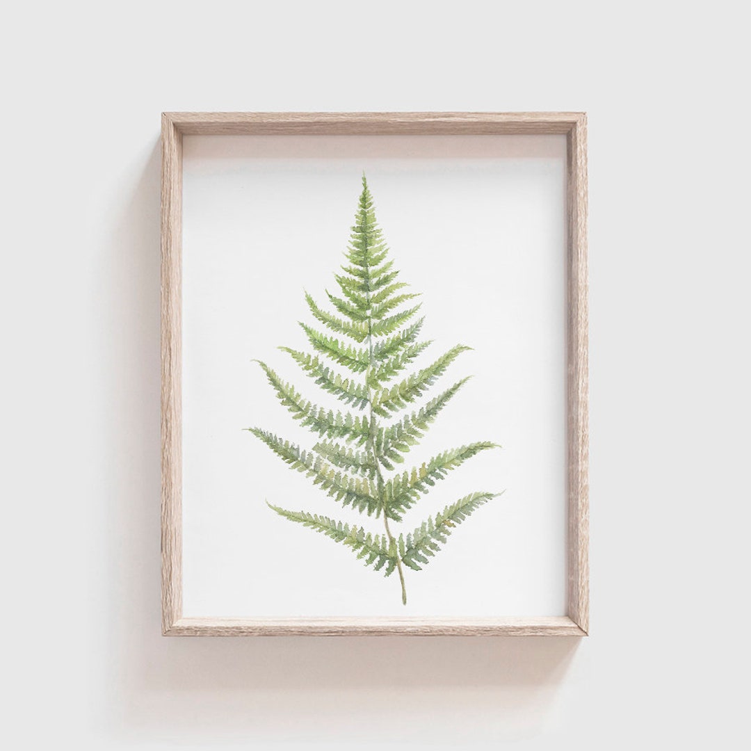 Fern No 2 Art Print - Fern Painting - Fern - Fern Watercolor - Home ...