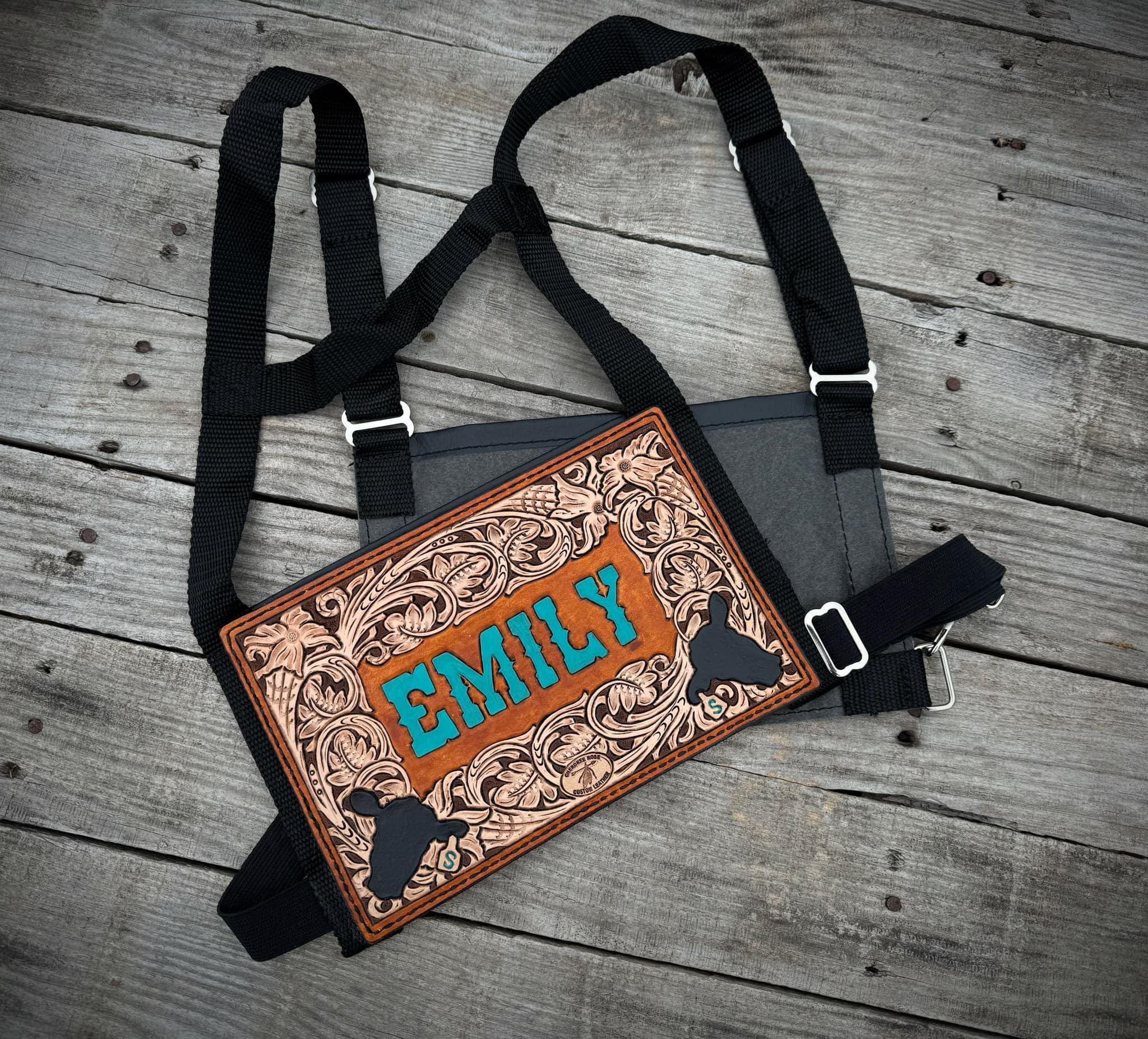 Custom Leather Livestock Show Harness – Fully Adjustable & Personalized ...