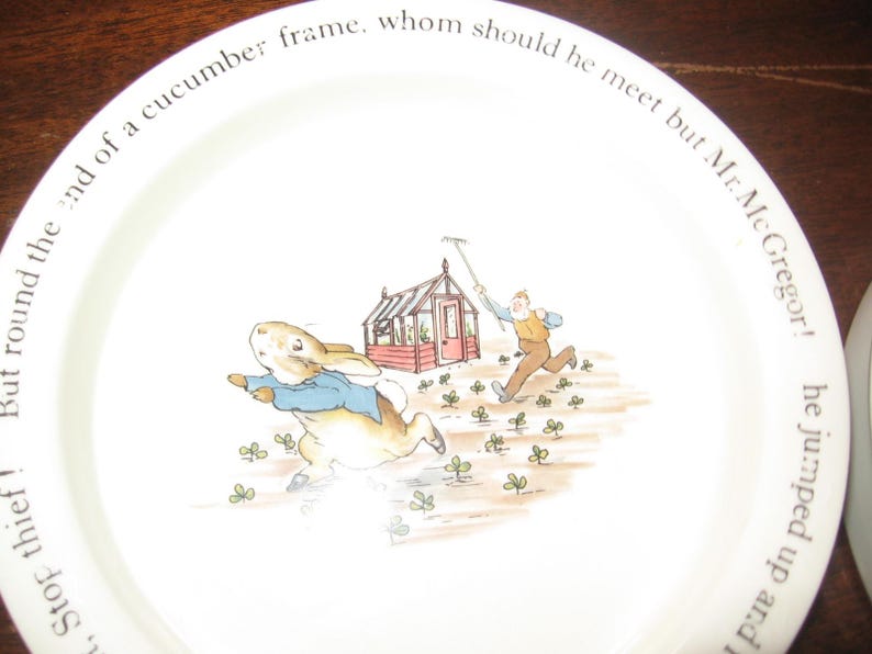 Vintage Children Bowls by Wedgwood of Etruria & Barlaston Peter Rabbit ...