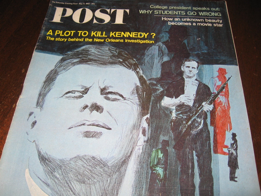 John Kennedy in Vintage 1960's Magazine, Life, Post, Boston Globe, Two ...