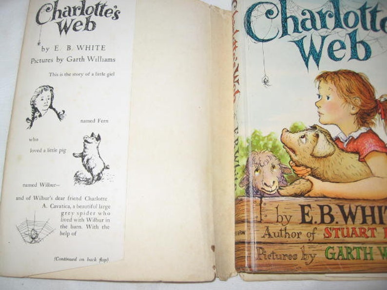 Vintage E. B. White Stuart Little/ Charlotte's Web/children Books/e.b ...