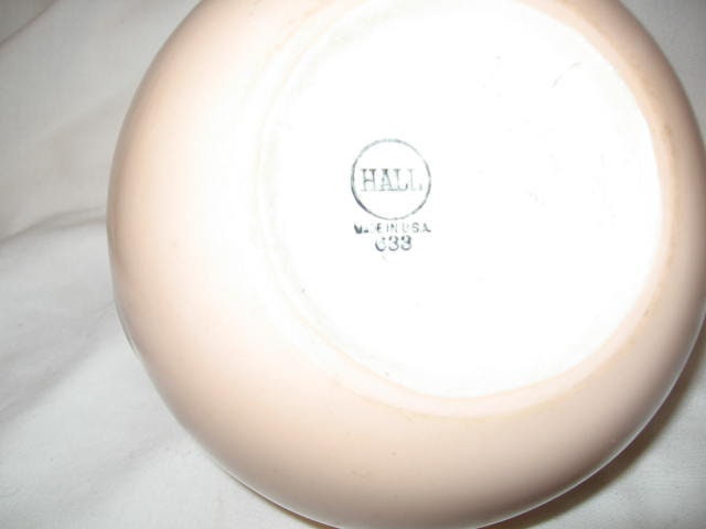 Vintage Hall Ball Pitcher Water Pitcher 1940's -1950's Made in U.S.A ...