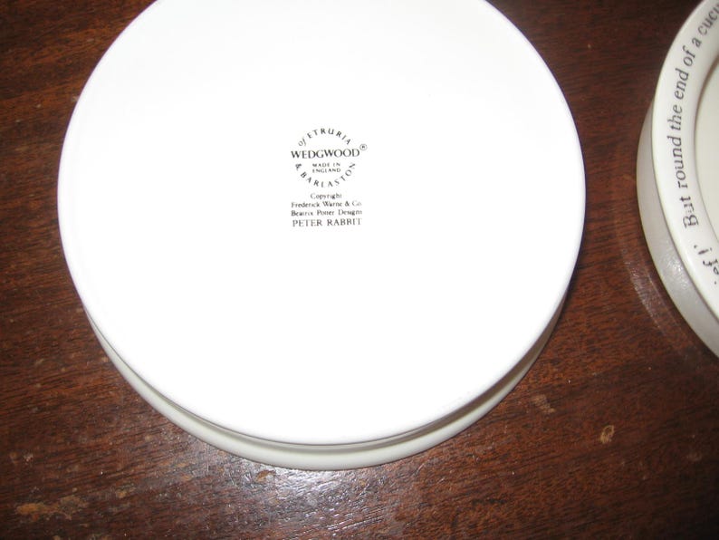 Vintage Children Bowls by Wedgwood of Etruria & Barlaston Peter Rabbit ...