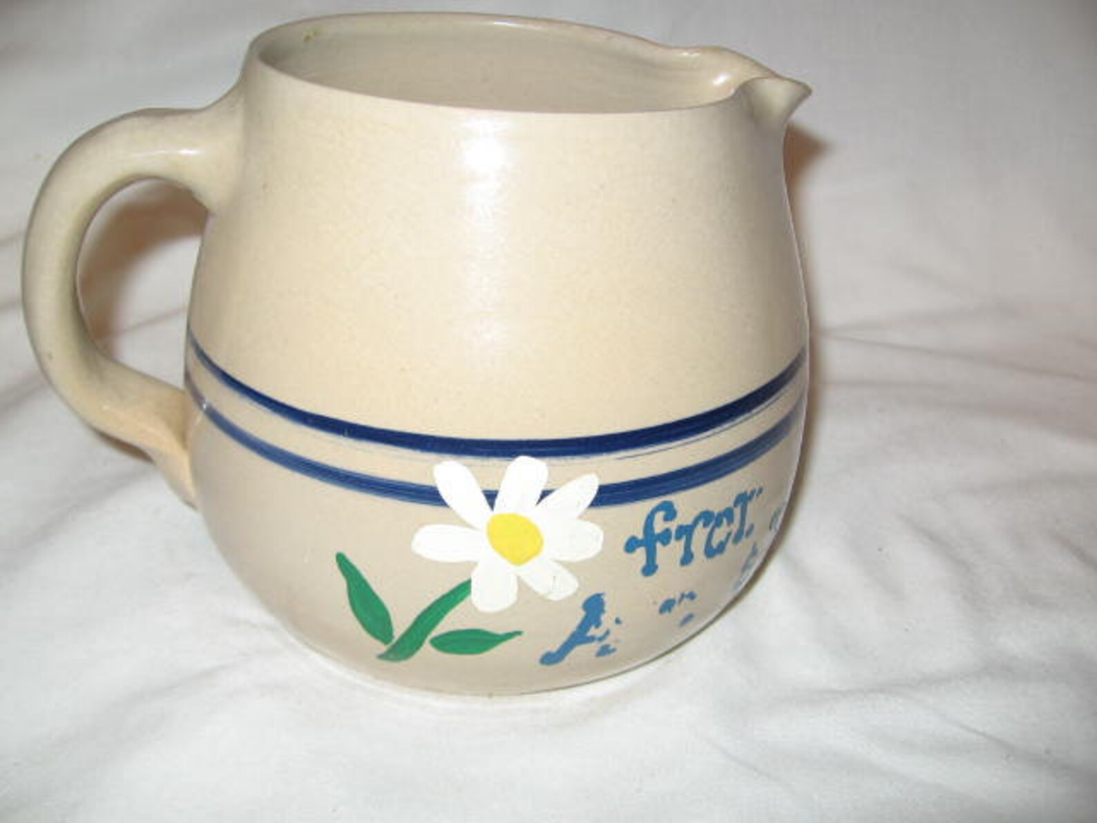 Vintage Stone Crock Pitcher Country Decor - Etsy