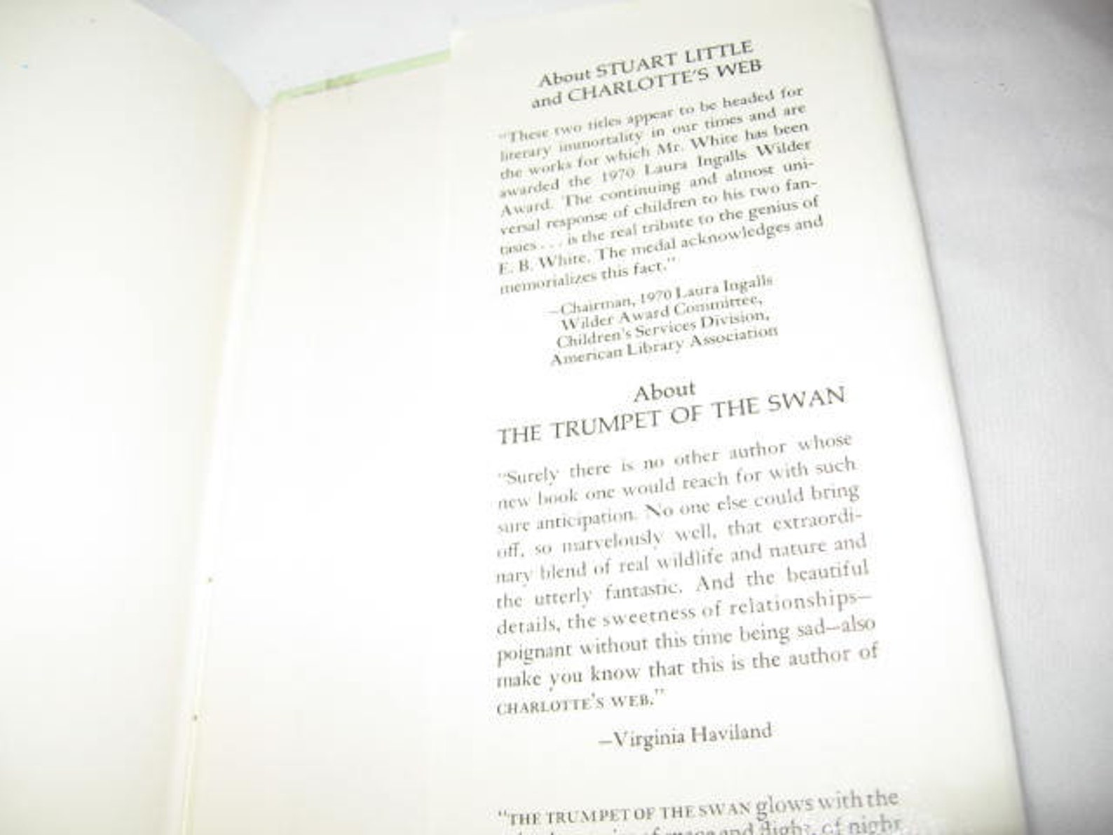 Vintage E. B. White Stuart Little/ Charlotte's Web/children Books/e.b ...