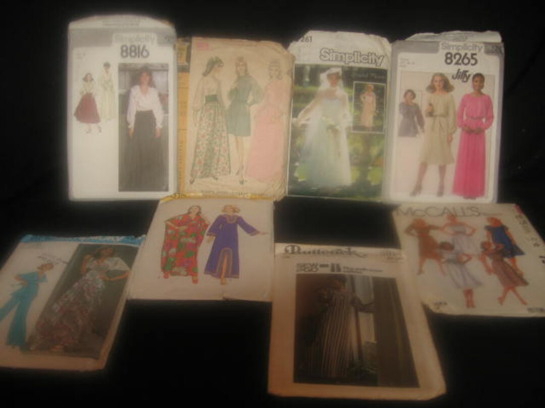 Vintage Women Patterns/1960's, 1970's, 1980's Sewing Patterns/vintage ...