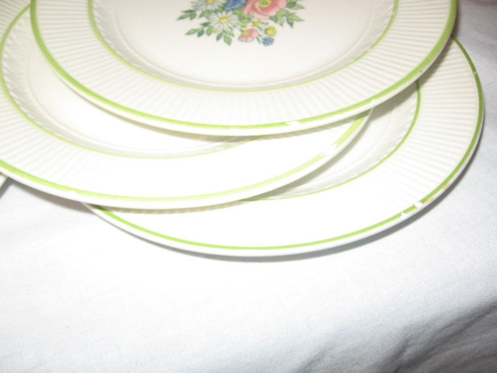 Vintage Metlox Vernonware Flower Basket Set/metlox /metlox Raised ...