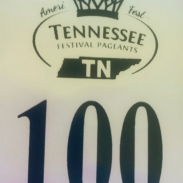 Contestant Numbers - Etsy