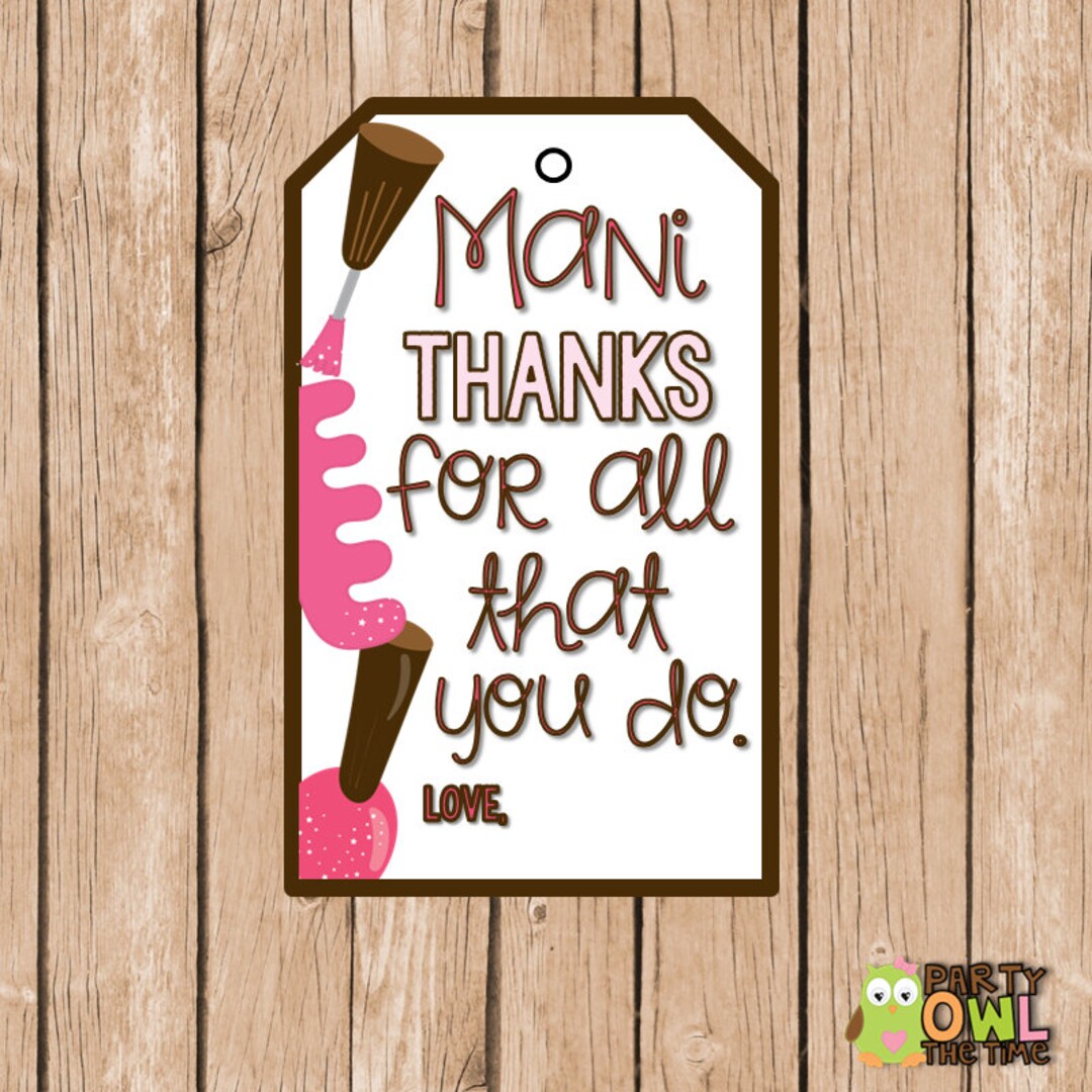 Teacher Appreciation, Volunteer Appreciation, End of the Year Gift Tags ...