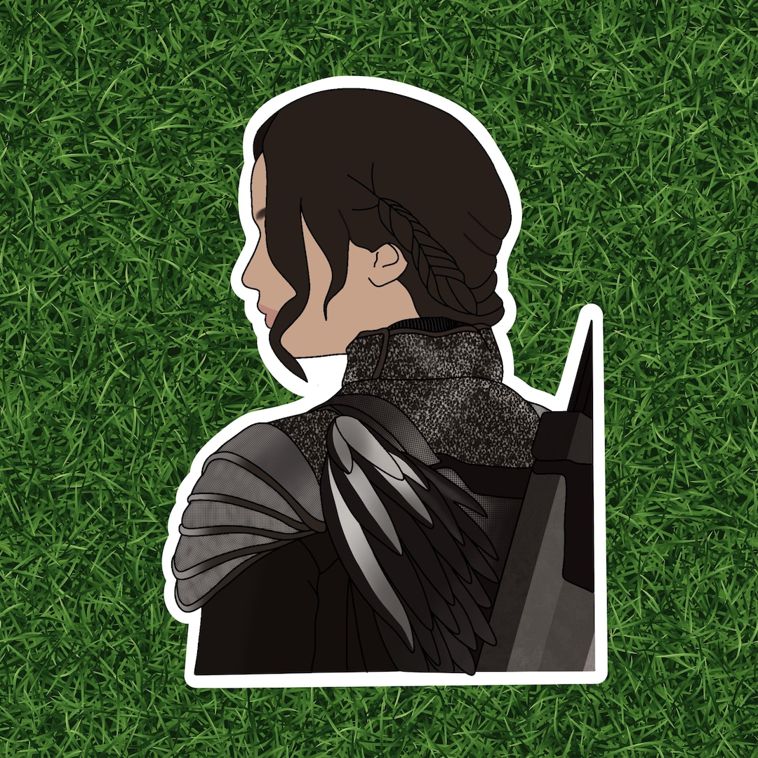 Hunger Games Book Katniss Sticker | Hunger Games Sticker | Mockingjay ...