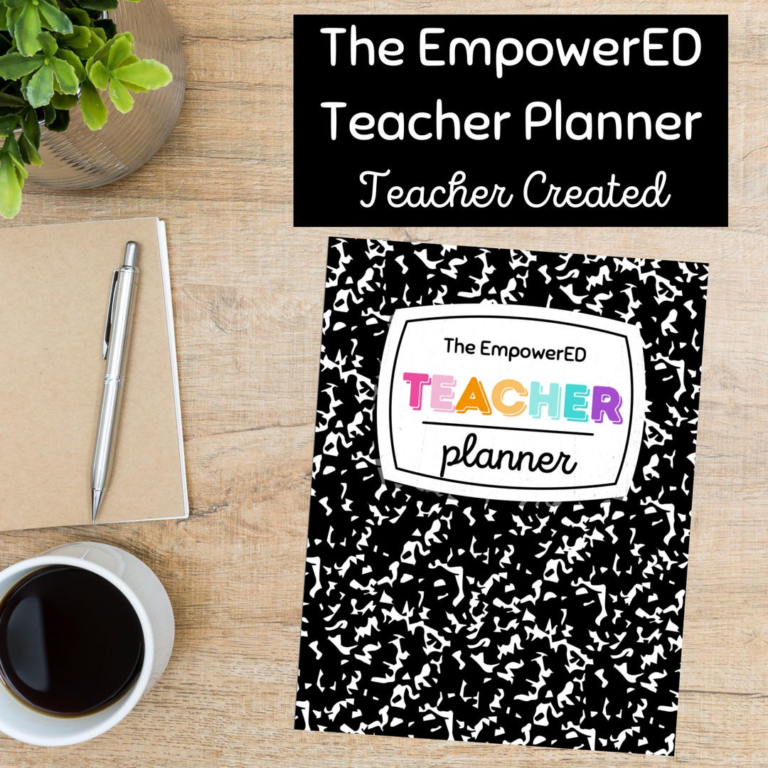The Empowered Teacher Planner | Printable | Digital | Teacher Planner ...