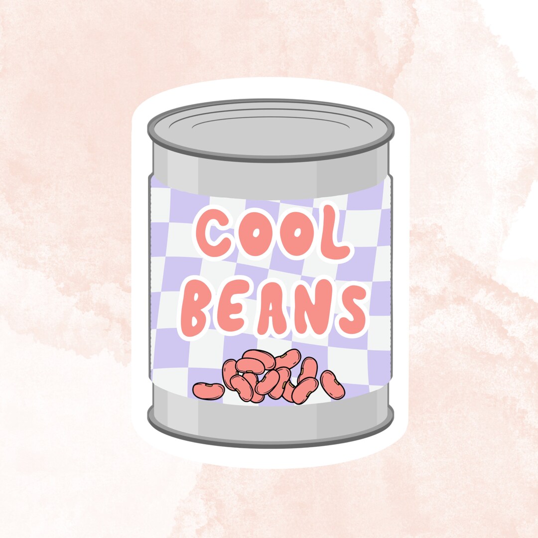 Cool Beans Sticker | Vinyl Sticker | Waterproof | Groovy - Etsy